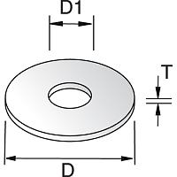 Sluitring US M6 6,4x20x1,5 EV, 19062015 | UC-Supports
